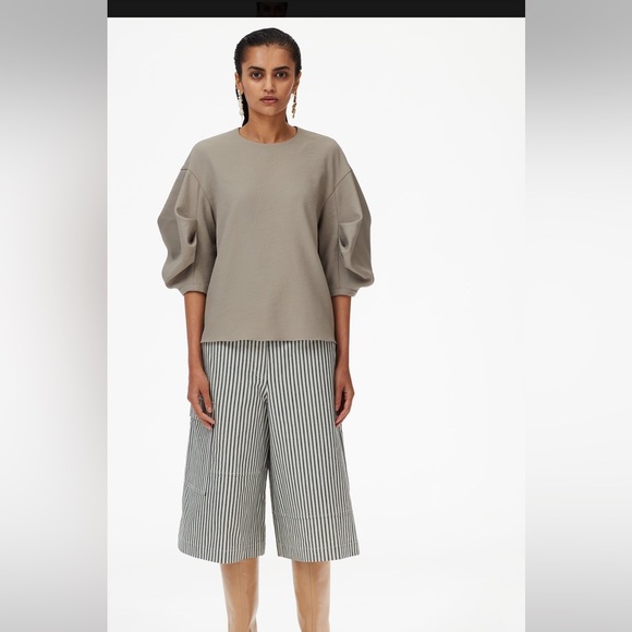 Tibi | Shorts | Tibi Railroad Denim Short Cullotte | Poshmark